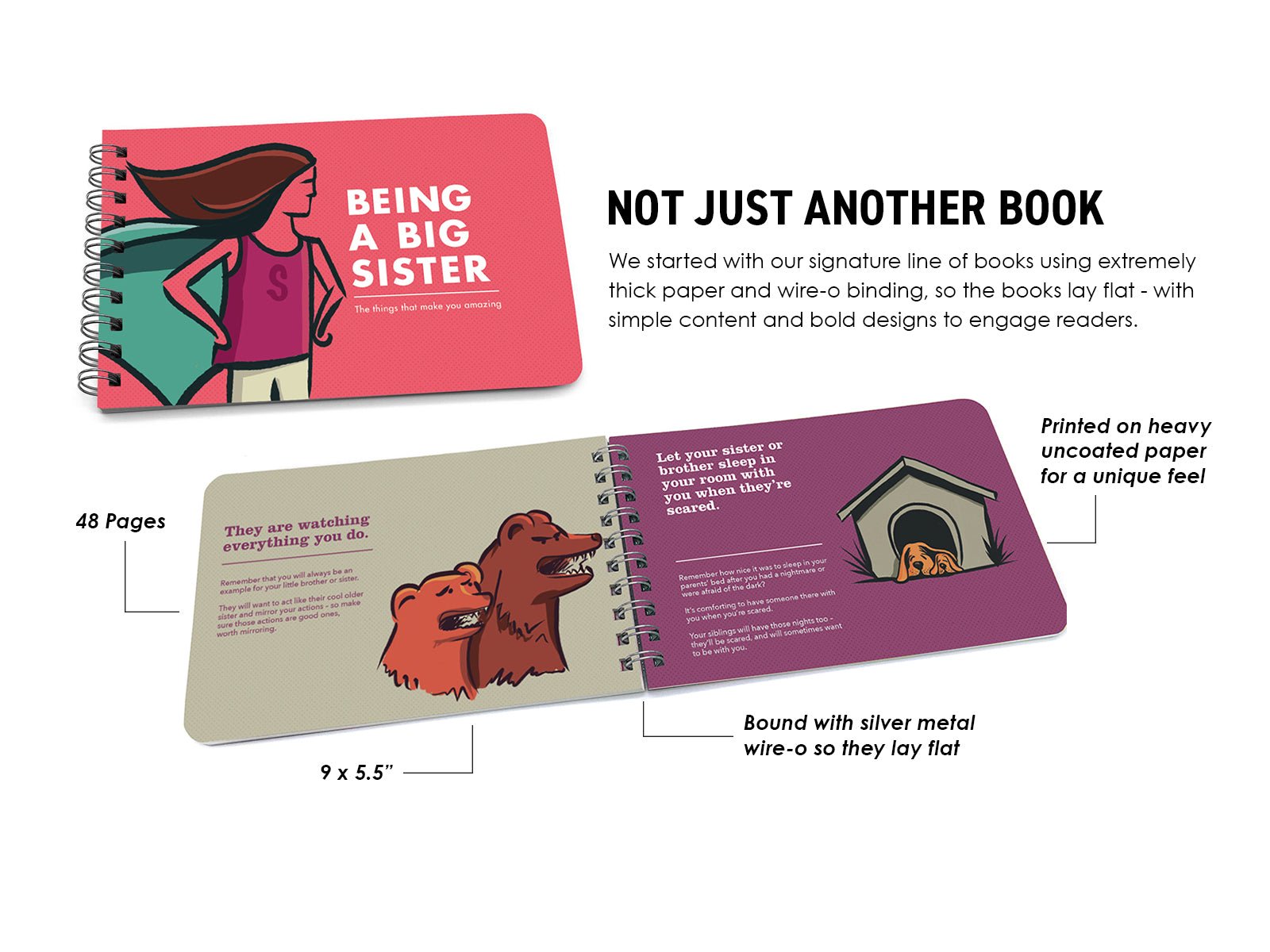Being a Big Sister | Book for Big Sisters | Papersalt