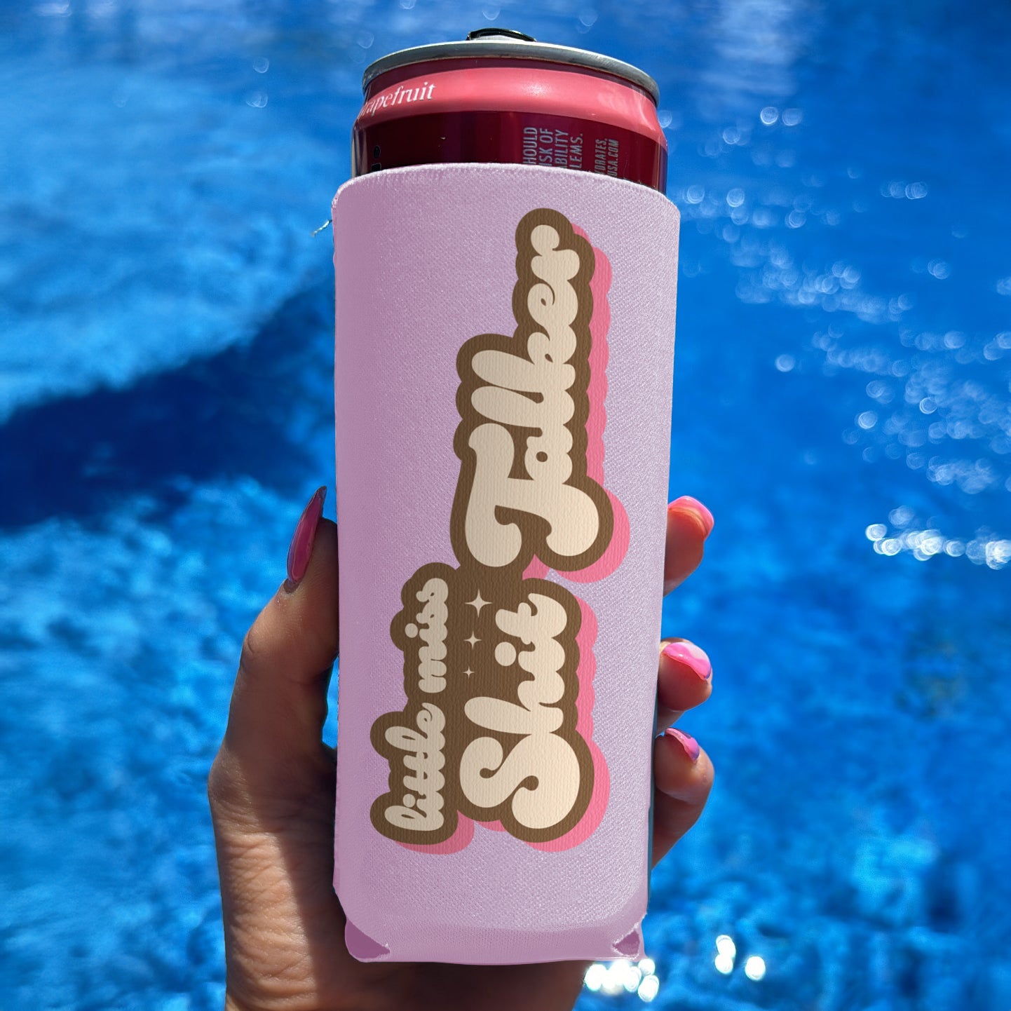 Papersalt Slim Can Koozies: Stand out with This Snarky Can Cooler!