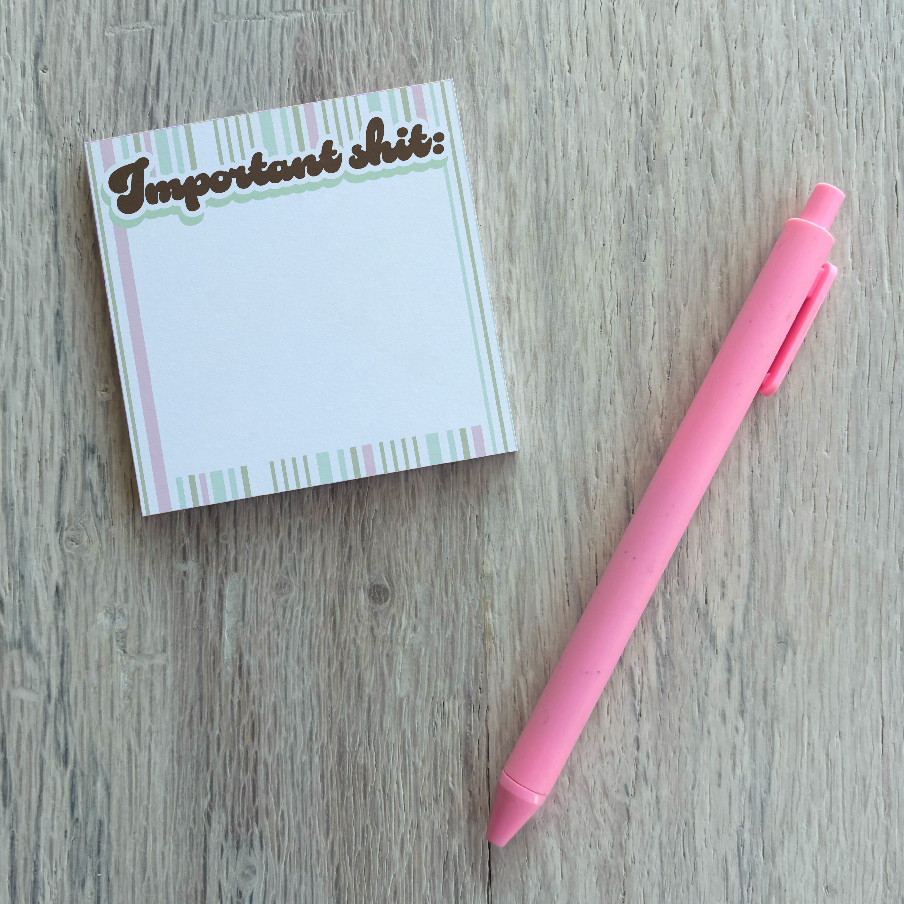 Papersalt Sticky Notes | Funny Notepads | Made in USA