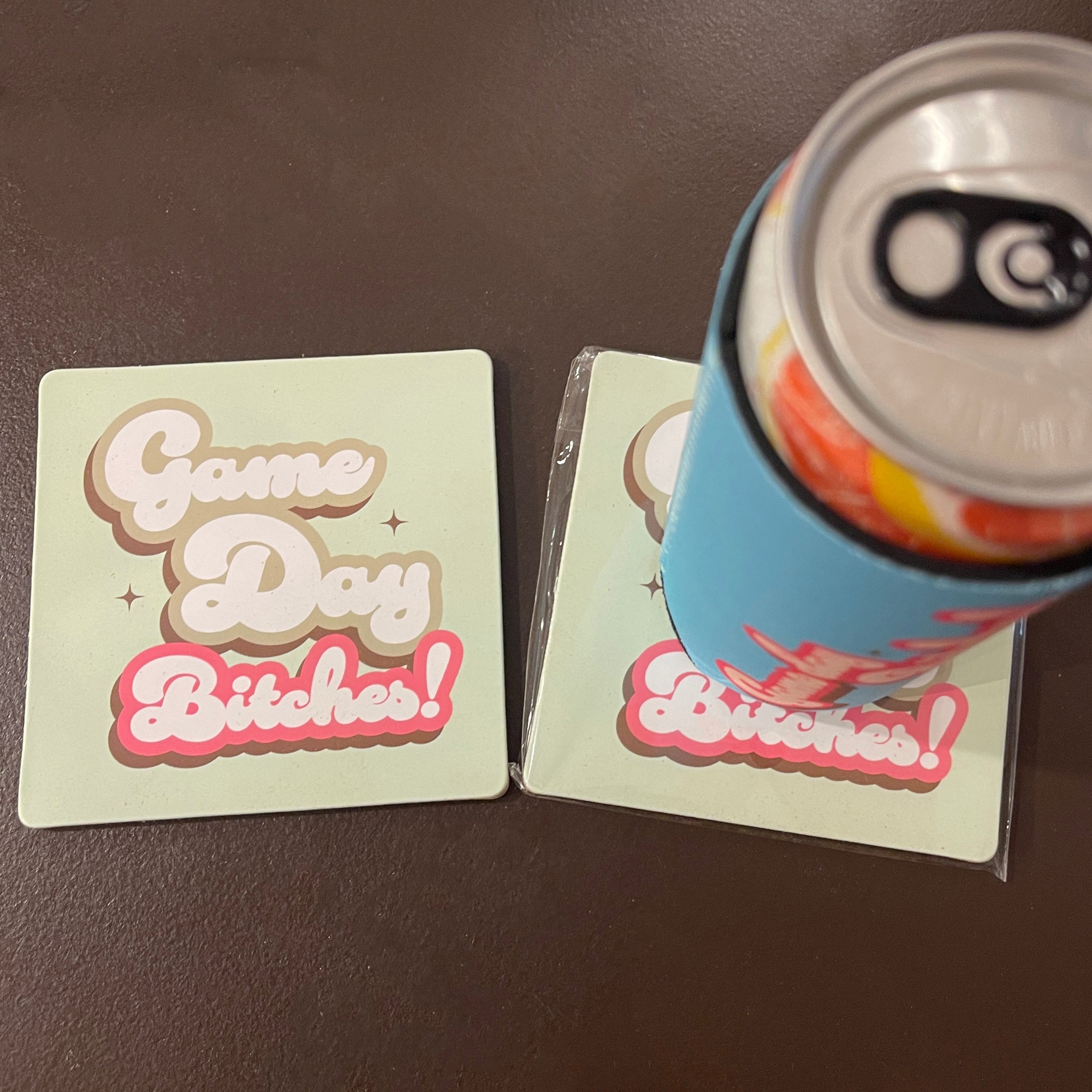 Papersalt Coasters: Retro Designs for Game Day!
