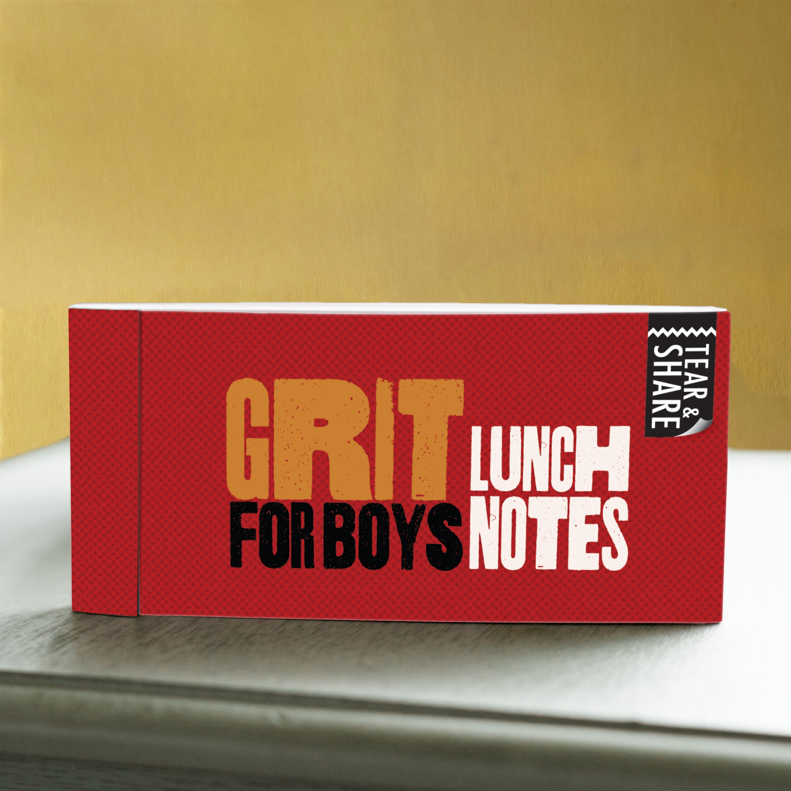Grit for Boys | Lunch Notes for Kids | Papersalt