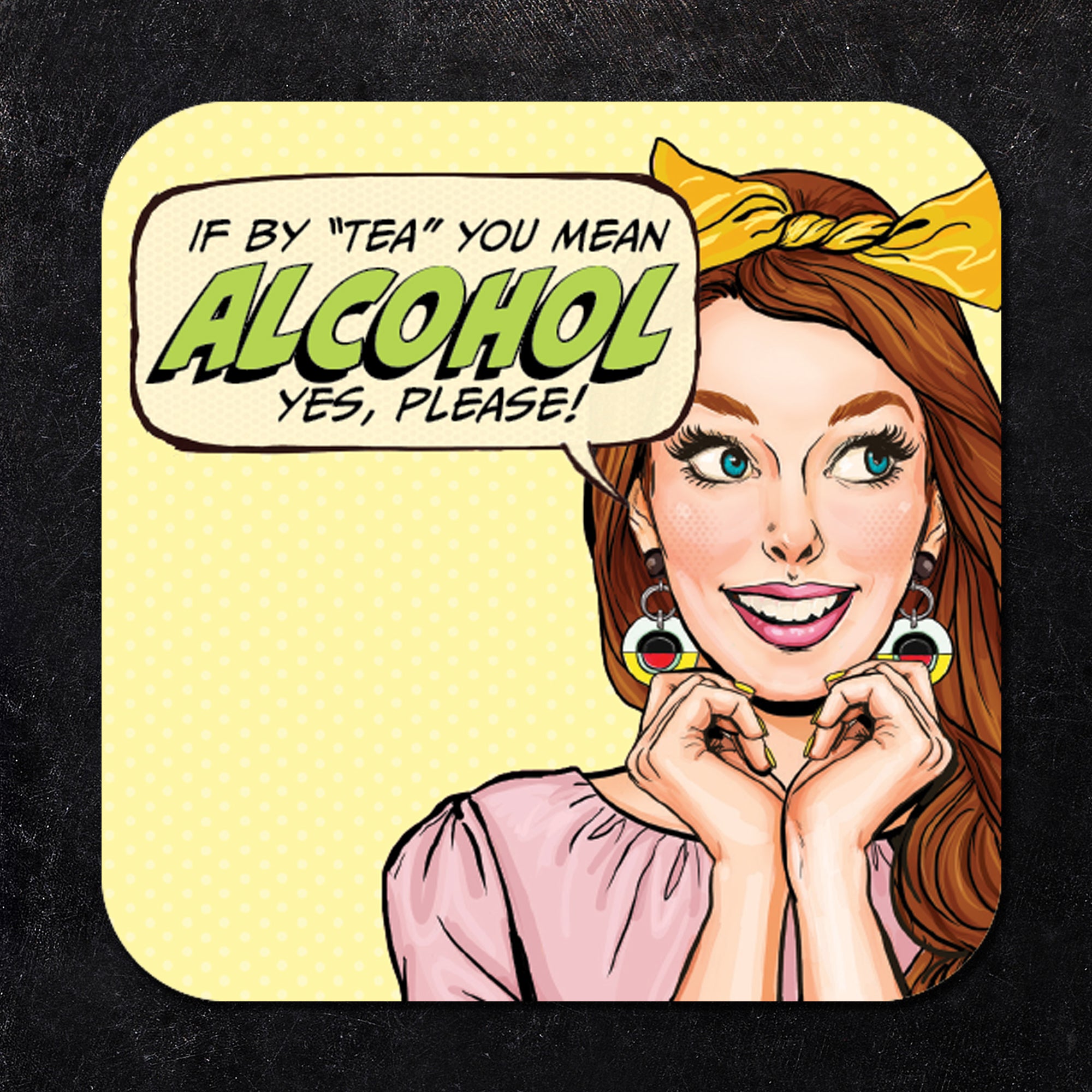 If By "Tea" You Mean Alcohol yes, Please! Paper Coaster Set – Papersalt