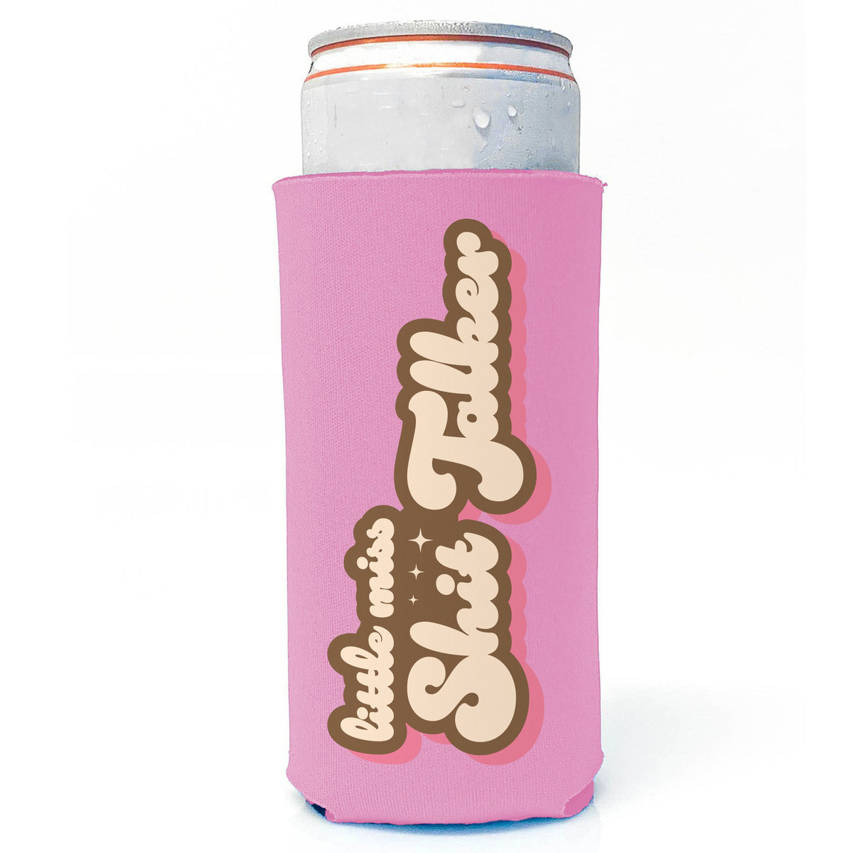Papersalt Slim Can Koozies: Stand out with This Snarky Can Cooler!