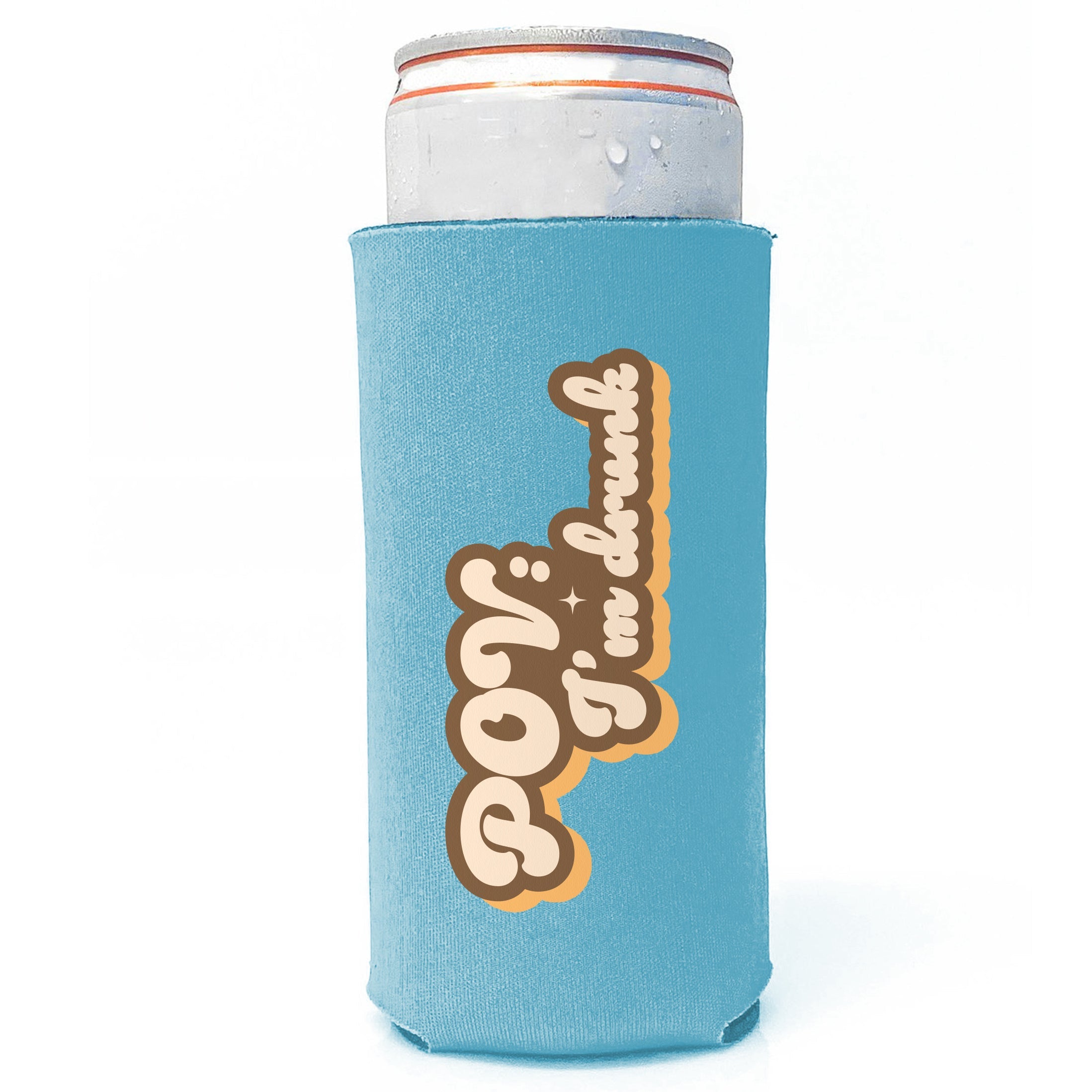 Papersalt Slim Can Koozies: Funny Alcohol Inspired Humor
