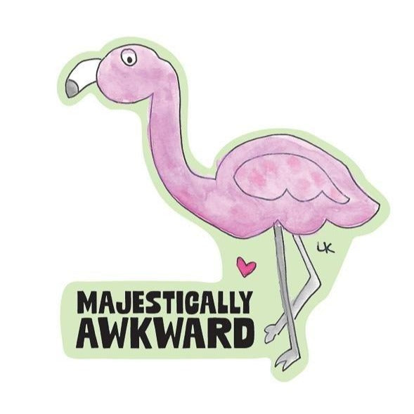 Majestically Awkward! Cute & Colorful Sticker | Papersalt Stickers