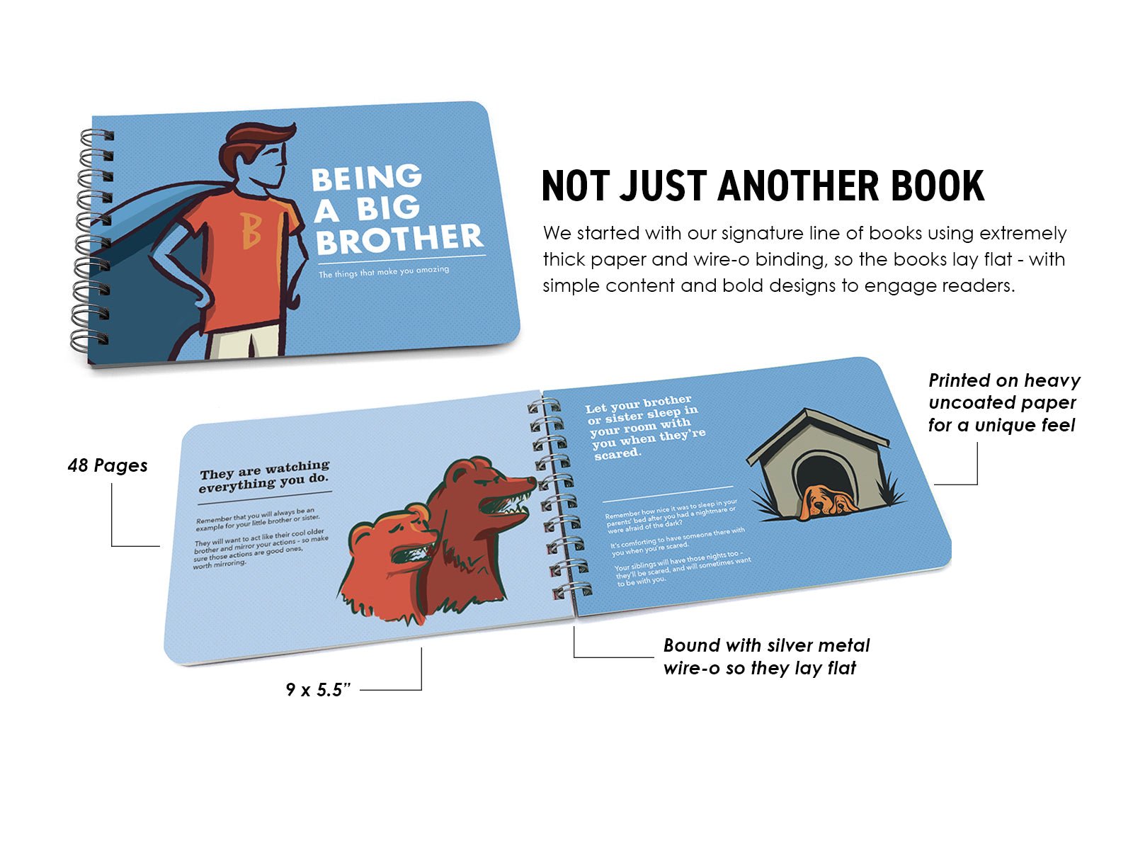 Being a Big Brother | Book for Big Brothers | Papersalt
