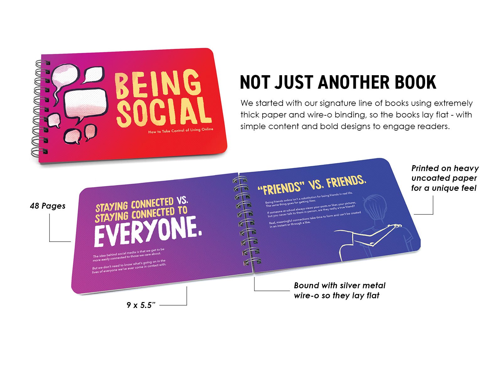 Being Social | A Social Media Help Book | Papersalt